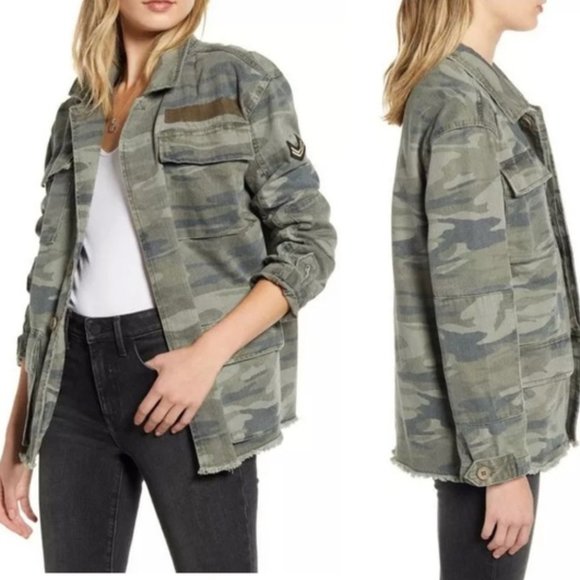 Treasure & Bond | Jackets & Coats | Treasure Bond Camo Cotton Utility ...